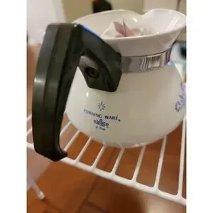 Corningware | Kitchen | Corning Ware Blue Cornflower 3 Cup Teapot With ...